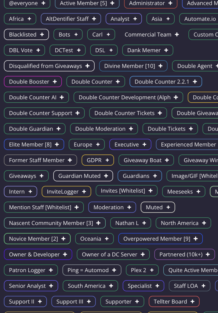 Features and settings - Double Counter - Discord Verification Bot | Alt ...