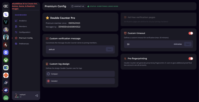 Double Counter Pro - Take your server security to the next level