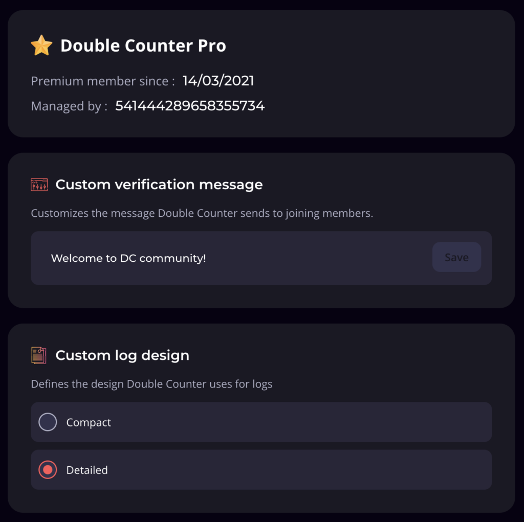 Double Counter Pro - Take your server security to the next level
