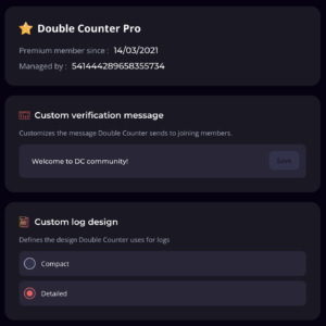Double Counter Pro - Take your server security to the next level