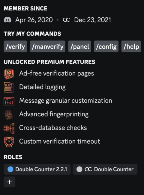 Double Counter Pro - Take your server security to the next level